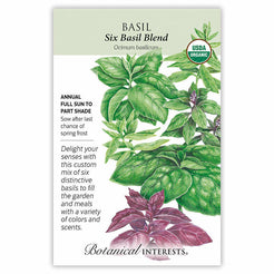 Six Basil Blend Basil Seeds – Botanical Interests