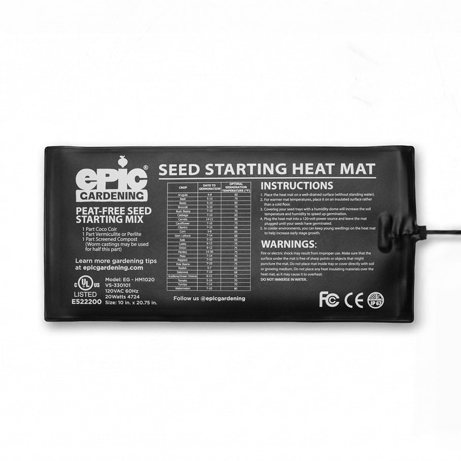 Epic Seed Starting Heat Mat – Botanical Interests